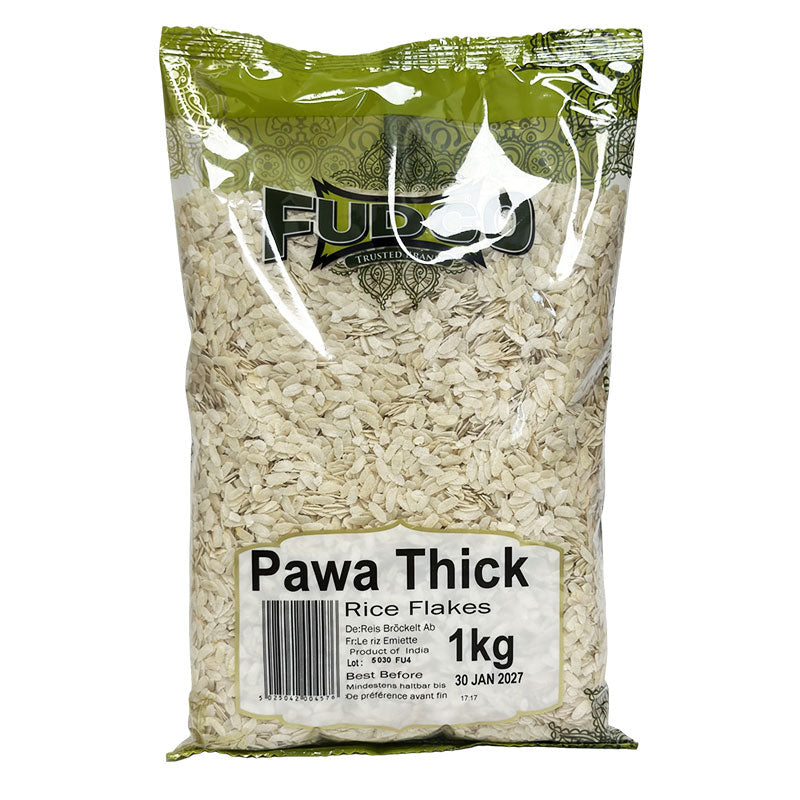 Fudco Thick Poha (Rice Flakes) 1Kg – SUJASH