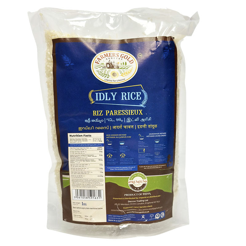 Farmers Gold Idly Rice 1kg – SUJASH