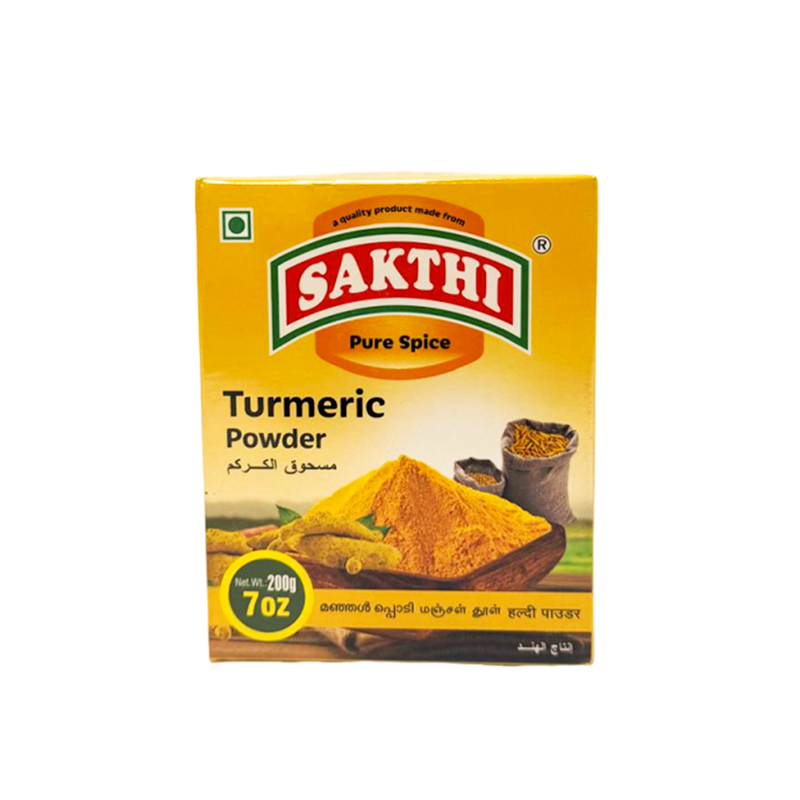 Shakthi Turmeric Powder 200g – SUJASH