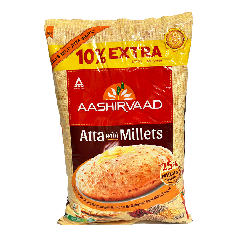 Aashirvaad Atta With Millets 2Kg – SUJASH