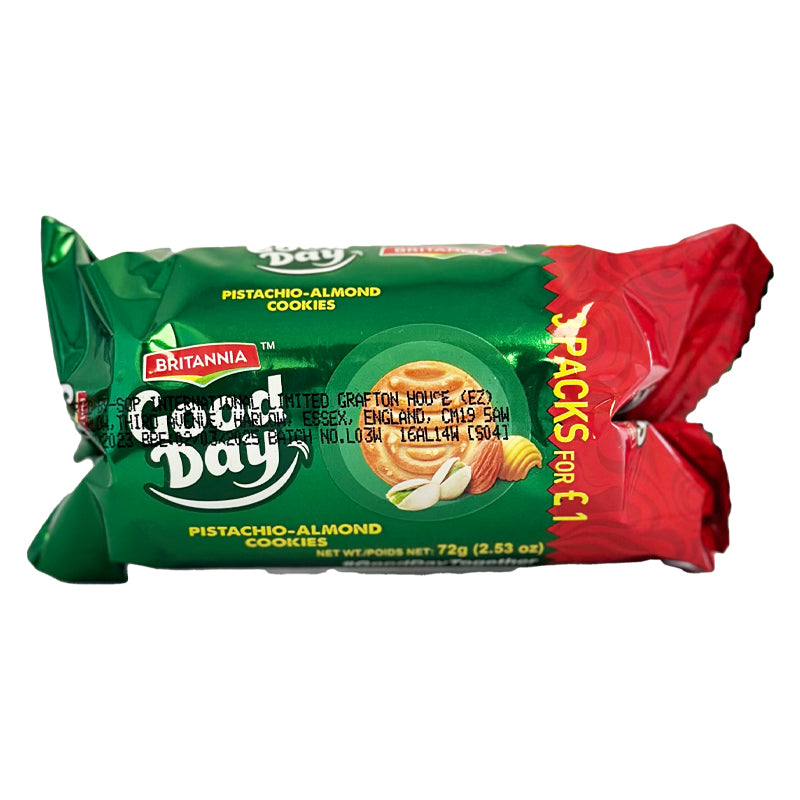 Britannia Good Day Pista Badam Cookies 72g – SUJASH