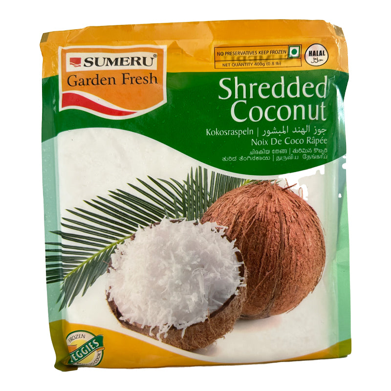 Sumeru Frozen Shredded Coconut 400g – SUJASH