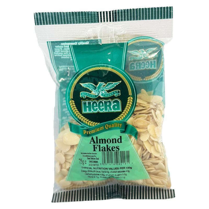 Heera Almond Flakes 75g – SUJASH