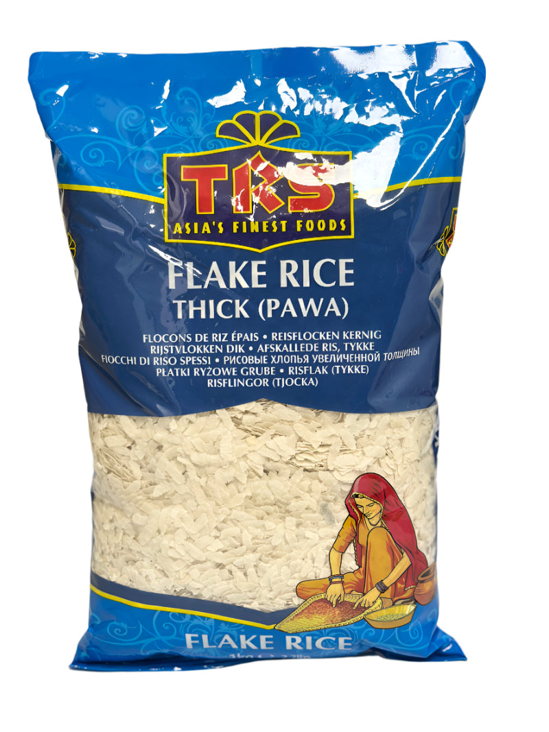 TRS Thick Poha (Rice Flakes) 1Kg – SUJASH