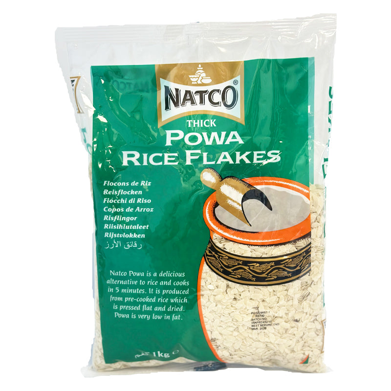 Natco Thick Poha Rice Flakes 1Kg – SUJASH