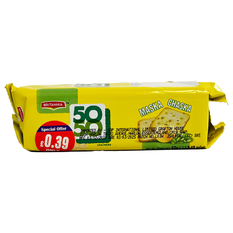 Britannia 50-50 Maska Chaska 62g – SUJASH
