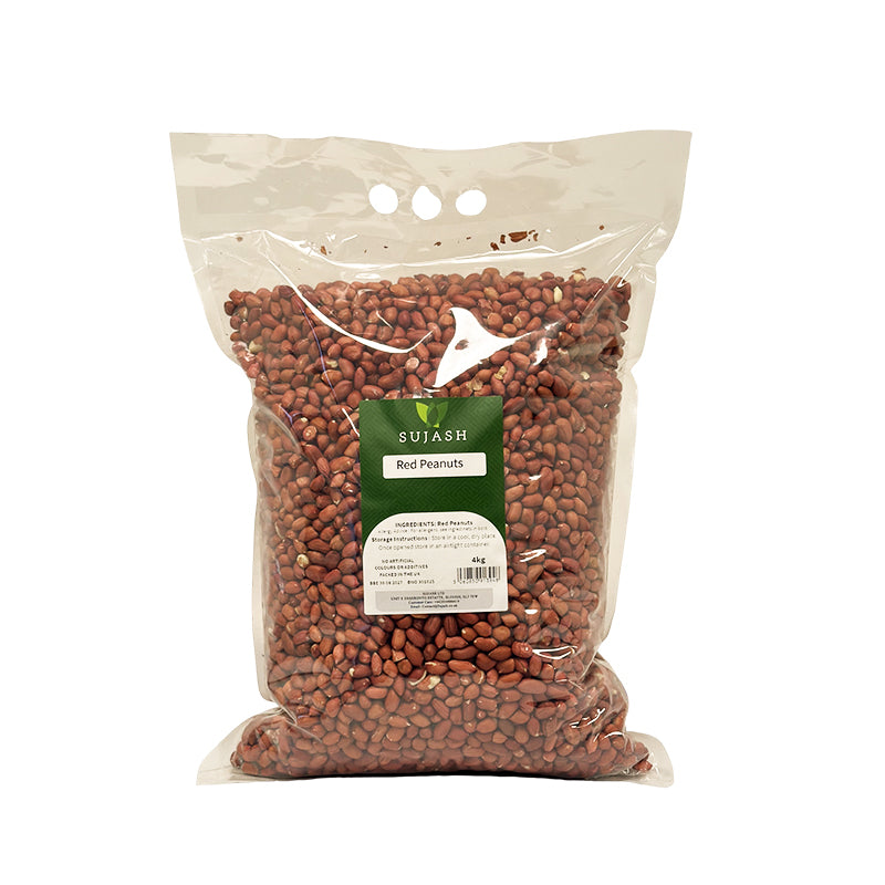 Sujash Red Skin Peanuts 4Kg – SUJASH