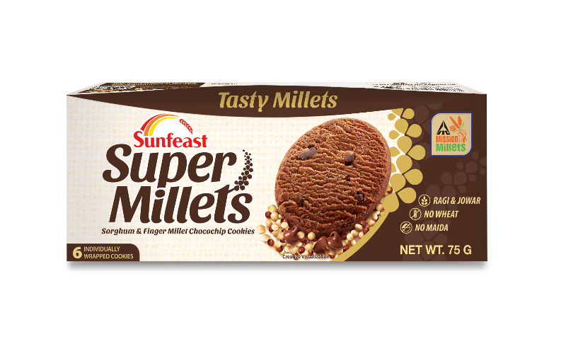 Sunfest Super Millets (Chocochip) Cookies 75g – SUJASH