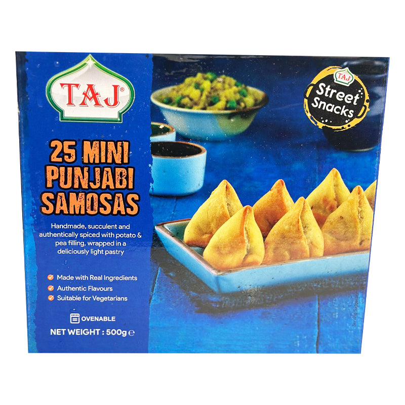 Taj Mini Punjabi Samosa (Pack of 25) – SUJASH