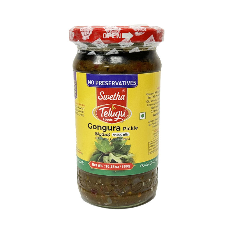 Telugu Gongura Pickle 300g – SUJASH