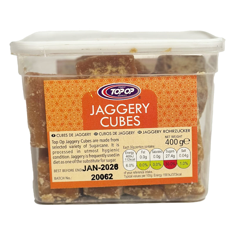 Top-op Jaggery Cubes 400g – SUJASH