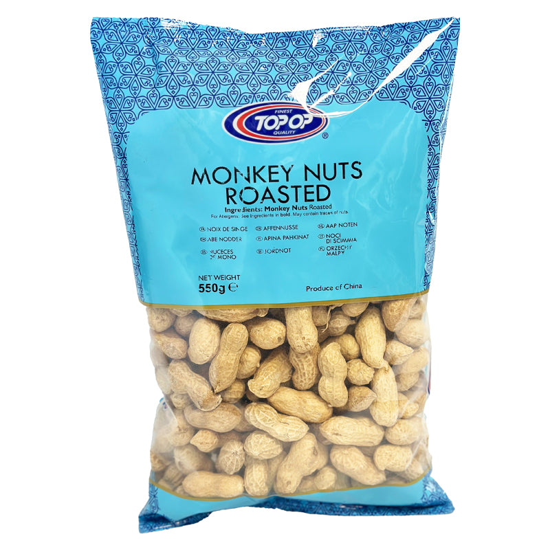 Top-op Monkey Nuts Roasted 550g – SUJASH