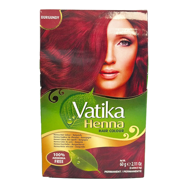 Vatika Henna Burgundy 60g – SUJASH